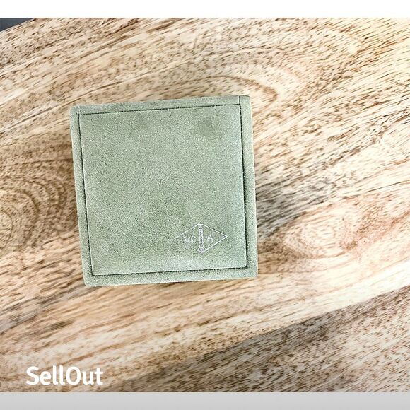 Van Cleef & Arpels | Accents | Van Cleef Arpels Green Suede Hand ...